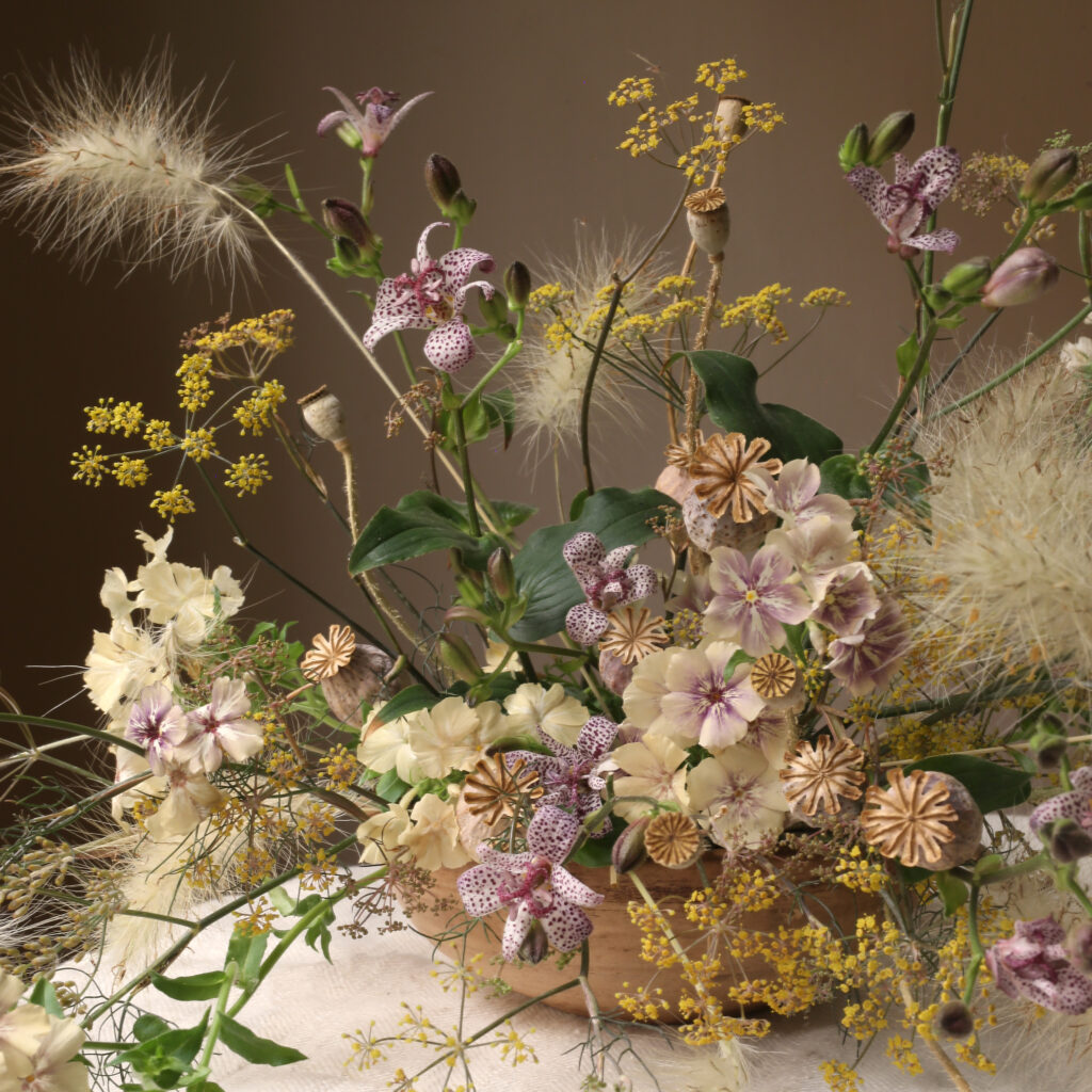 Persimmons & Porcelain Vine – Hart Floral Education